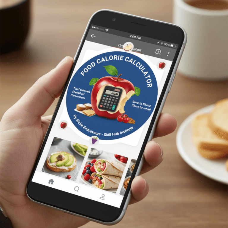 Food Calorie Calculator – SkillHub.institute